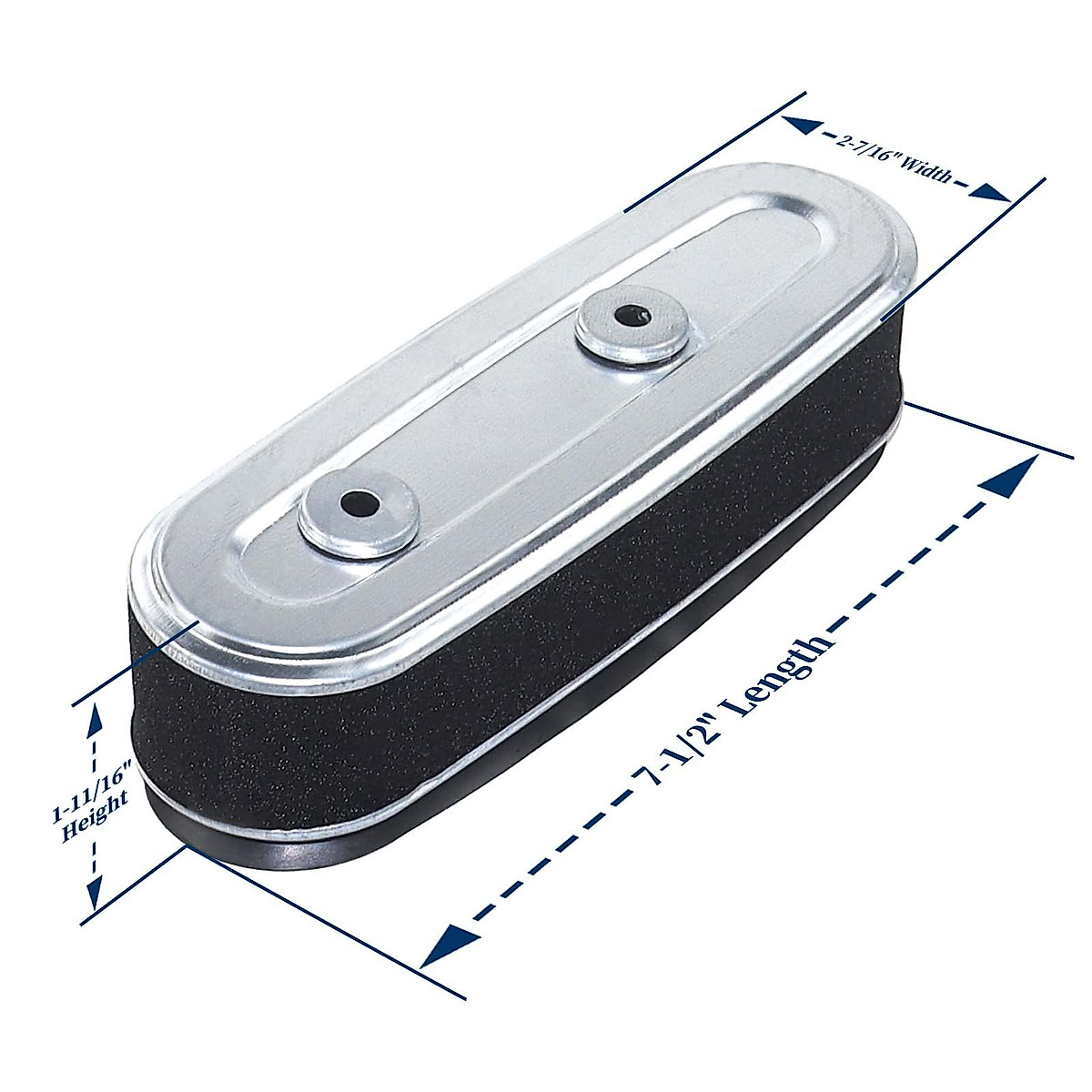 FULAIGE 4 Pack GXV160 Air Cleaner Element Replaces 17210-Z1V-003, 17210-ZE7-003, 17210-ZE7-013,17210-ZE7-505 for Honda GXV160, GXV160H2, GXV160UH2, HR216, HRA216, HRC216, HRU216 Lawn Mowers