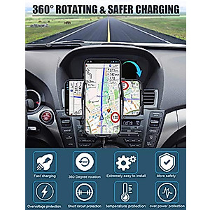 Wireless Car Charger,10W Qi Fast Charging Auto-Clamping Car Phone Mount Air Vent Phone Holder Compatible with iPhone 13/12/12Pro/SE/11/11Pro/11ProMax/XSMax/XS/XR,Samsung S10/S9/S8/Note10