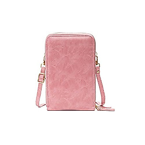 ISYSUII Crossbody Bags for Women for Samsung Galaxy A71 Cell Phone Wallet Purse with Credit Card Holder Adjustable Shoulder Strap Leather Handbag Clutch for Women Girls Gift,Black