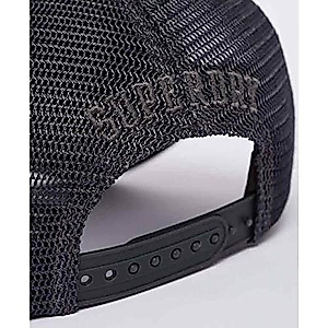 Superdry Mens Unisex Classic Trucker Cap, Mesh Back Panel, Adjustable Strap Vintage Black Size One Size