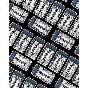 ToeNail Tips, BORNBYME 120 PCS 12 Size Manicure Fake Toe Nails French False Nails for Acrylic Nail Tips Full Cover Foot Tips