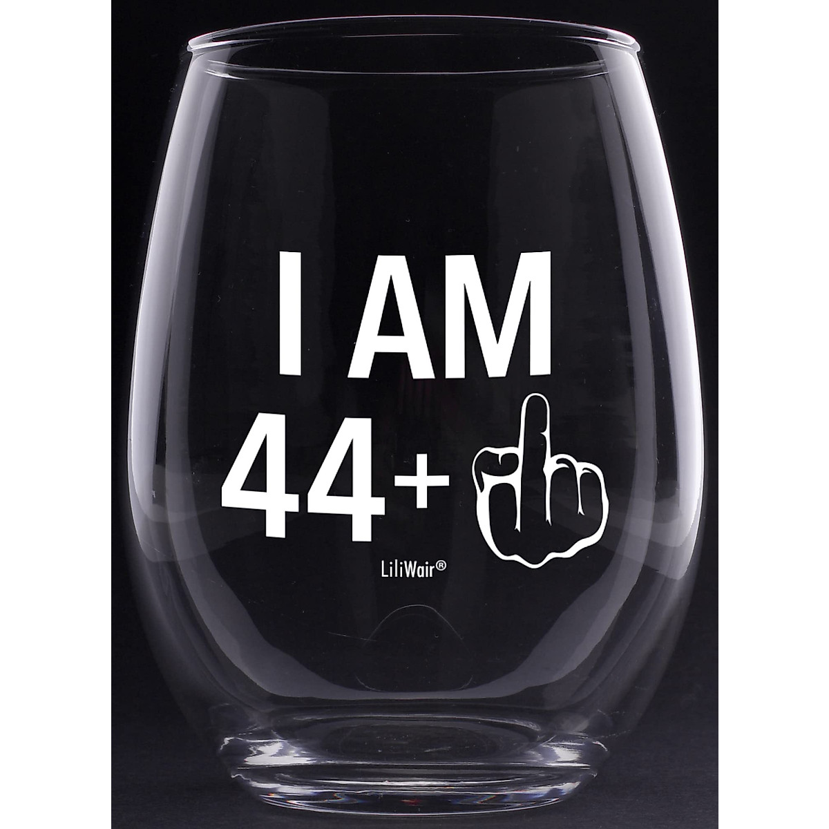 45th Birthday Gifts Wine Glass Men Women | 1979 Birthday Gift for Man Woman turning 45 | Funny 45 th Party Supplies Decorations Ideas | Forty Five Year Old Bday | 45 Middle Finger Gag Wine Presents