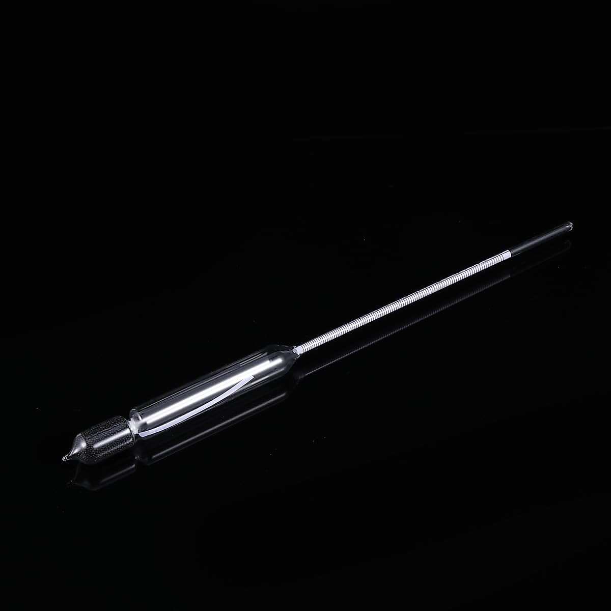 2Pcs Glass Hydrometer Densitometer Glass Float Meter, Pram,Light Meter (1.1-1.2)