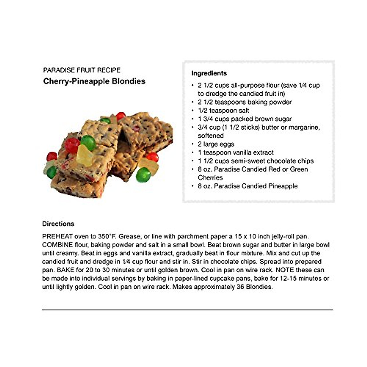 Paradise Green Cherries