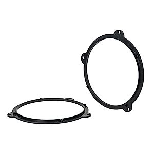 Scosche Compatible with Select 1999 to 2010 BMW 3-Series 6.5” or 6.75" Speaker Adapters for Front Doors (1 Pair) SABW652