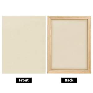 ADXCO 8 Pack Wood Panels 9 x 12 inch Wooden Canvas Board Unfinished Wooden Panel Boards for Painting, Arts, Pouring Use with Oils, Acrylics