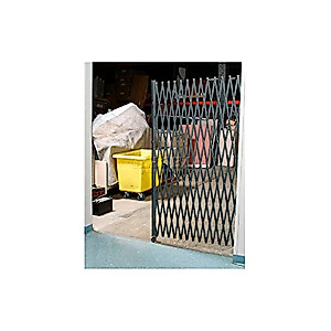 Global Industrial 5-1/2'W Single Folding Security Gate, 5'H