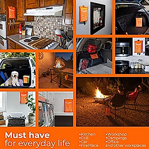 Supa Ant Fire Cape Fireproof Blanket - CE Certified Emergency Blanket for Safety and Survival 1500F (Large)