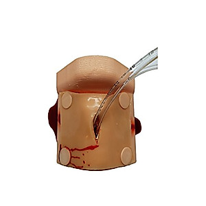 Your Design Medical - Adult Cricothyrotomy (Cric Cricoid) Trainer w/Active Bleeding - Made in The USA