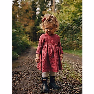 Baby Girls Tiny Hair Bow Clips, 10pcs Boutique Fully Lined Hair Pins Mini Baby Barrettes Accessories for Infants Toddlers Fine Hair by Cherssy