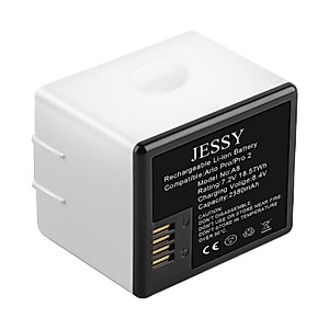 JESSY Replacement Batteries Compatible with Arlo Pro/Arlo Pro 2, 1 Pack Upgrade 7.2V Rechargeable Lithium Battery (NOT Compatible with Arlo Ultra 2, Arlo Pro 3)
