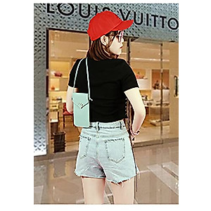 ISYSUII Crossbody Wallet Case for Samsung Galaxy S10 Plus Touch Screen Cell Phone Purse Love Heart Pattern with Card Holder Neck Strap Leather Magnetic Protective Cover for Women Girls,Red