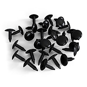 Medium Multi-Gauge Strapping Rivets Fasteners 3/4" Length for Patio Lounge Chair Repair 30 Pack (Black)