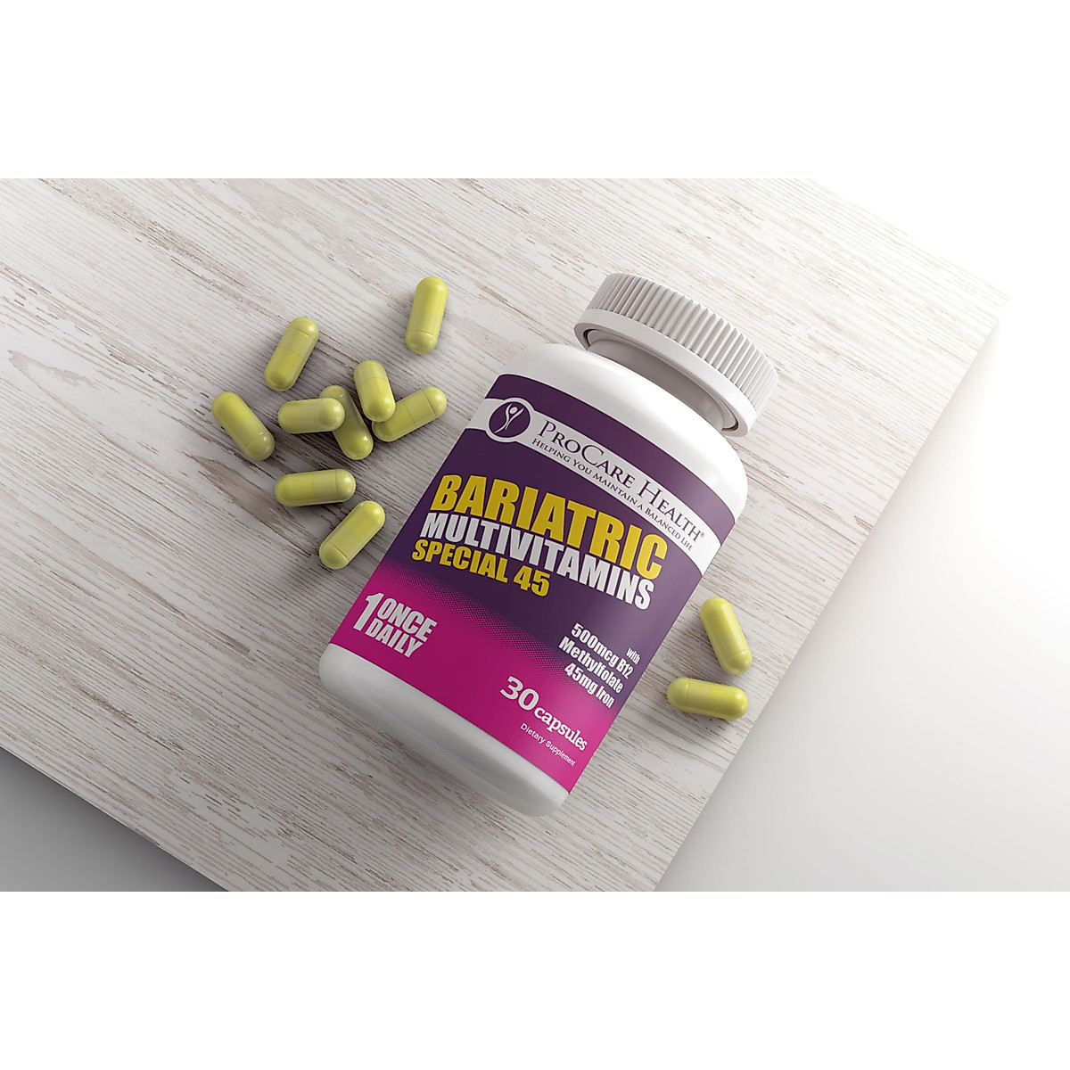 ProCare Health | Bariatric Multivitamin | Special 45 | Capsule | 30 Count | One a Day | 1 Month Supply