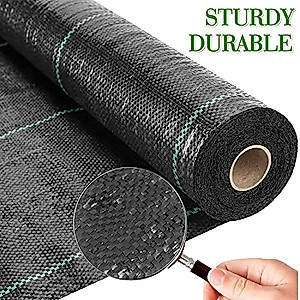4ft x 100 ft Weed Barrier Landscape Fabric Heavy Duty Weed Control Fabric Eco-Friendly Ground Cover Weed Cloth