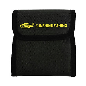 SF Fly Fishing Leader Wallet Tippet Tapered Leader Polyleader 12Pcs Detachable Clear Re-sealable Pockets Case Storage Accessories Waterproof