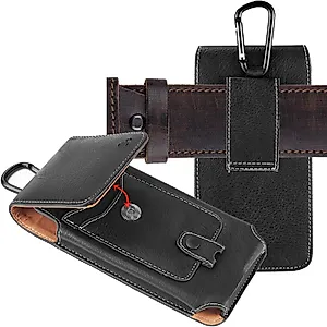 Smartphone Belt Holster Bag for iPhone 16 Pro, 16 Plus, 15 Plus, 16, 15 Pro Max, 15, 14 Pro, 14 Plus, 14 Pro Max, 13 Pro Max