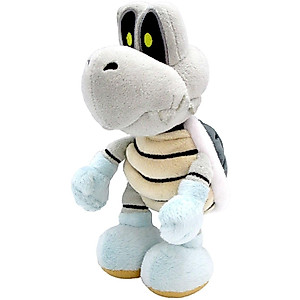 Little Buddy Super Mario All Star Collection 1598 Dry Bones Stuffed Plush, 8",Multi-Colored