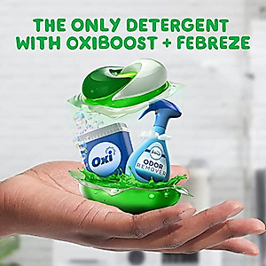 Gain Flings Laundry Detergent Pacs with Odor Defense 60 Ct Super Fresh HE 3in1 Detergent Pacs with Febreze and Oxi