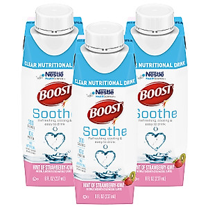 Boost Soothe Clear Nutritional Drink (Strawberry Kiwi, 8 Fl Oz (Pack of 3))