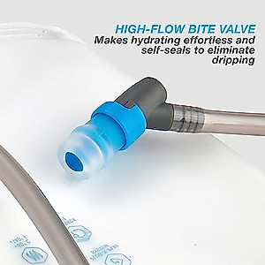 Ultimate Direction Water Reservoir, Hydration Bladder with Straw for Hiking, Running, Endurance Athletes, Made by Hydrapak, 1.5L-3.0L (2.0 Liters)