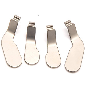 Deal4Go 4 Metal Paddles Mod Replacement Parts Kit for Xbox one Elite Controller Accessories (2 Upper Paddles + 2 Lower Paddles)