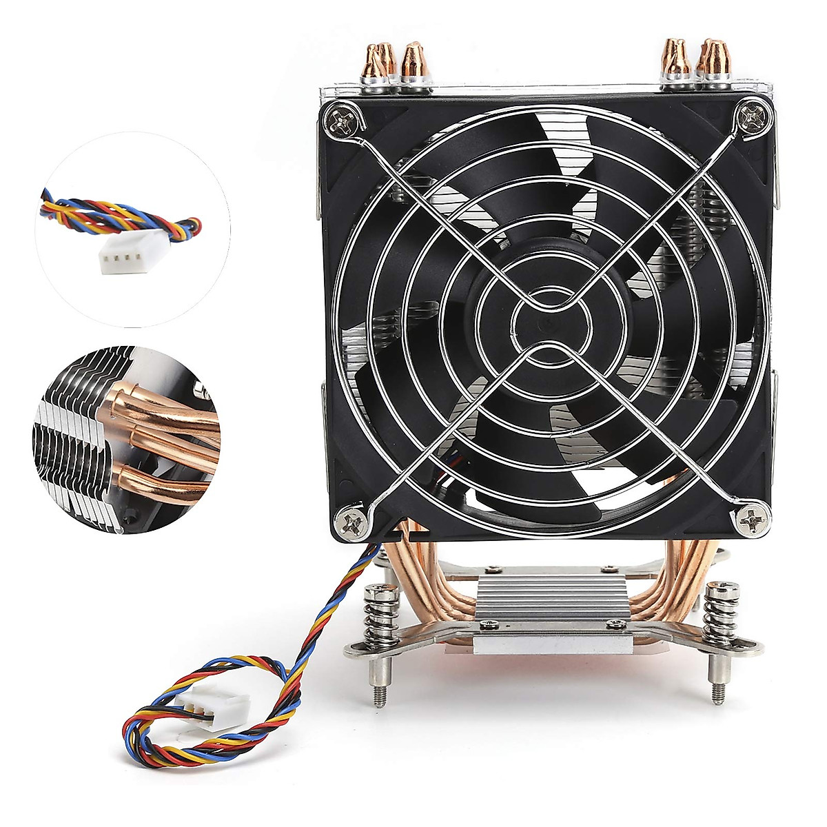 CPU Cooling Fan,CPU Cooler Heat Sink Cooling Fan for LGA2011 1366 1150 1151 1155 1156 Computer Supplies,CPU Heat Sink Fan with Strong Heat Dissipation