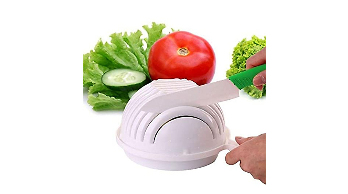 Vegetable Chopper for Fast Healthy Salad Prep - BPA Free Kitchen Tool