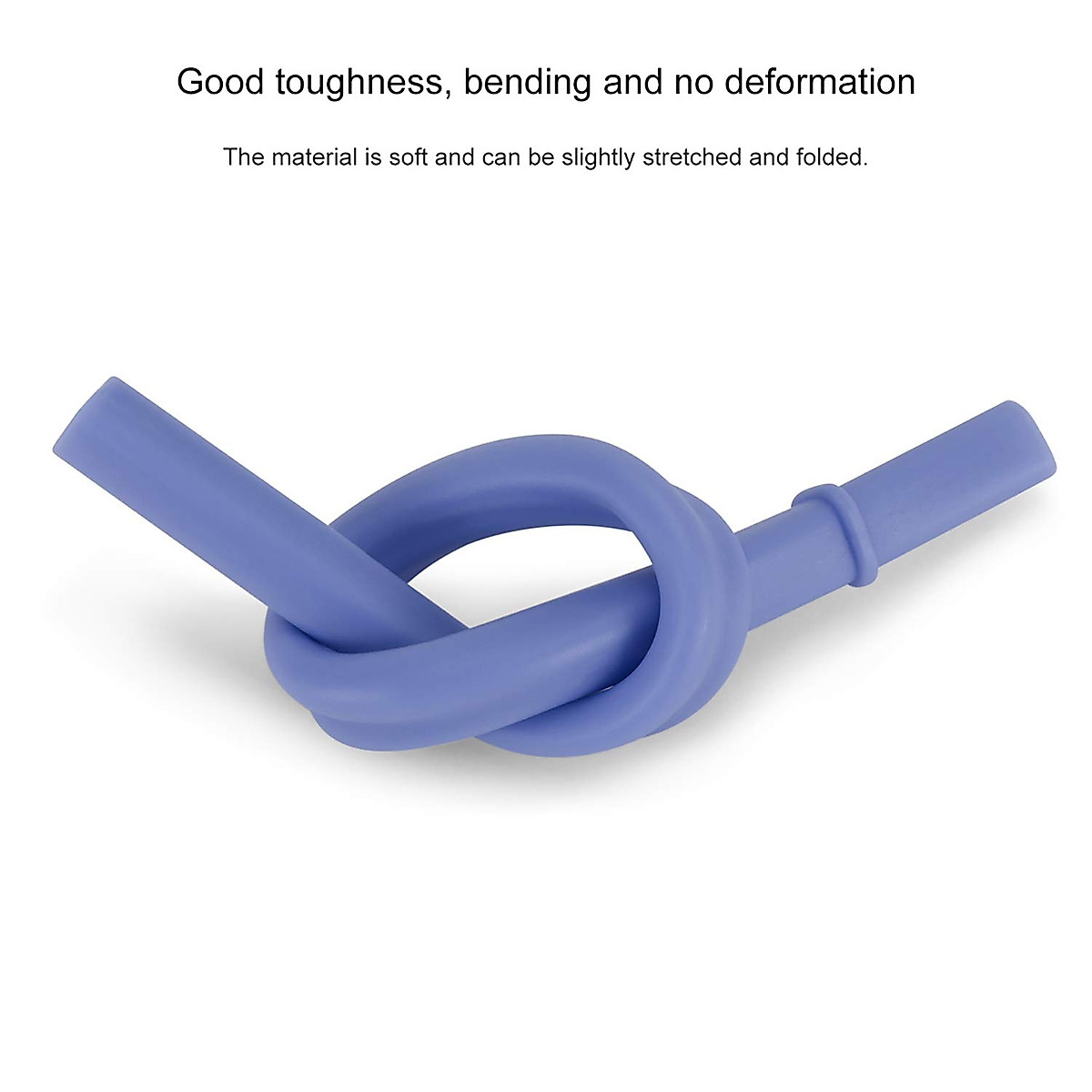 Reusable Silicone Straws-Snap Straw-Openable Design, BPA Free, Easy Cleaning No Cleaning Brush and Easy to Carry, Hot and Cold Compatible (4 Colors)