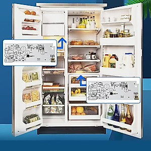 W10515057 W10398007 WPW10515057 AP6022533 PS11755866 LED Light Board Replacement for Kenmore 10641152210 Refrigerator