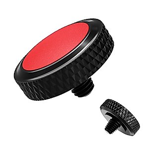 JJC Camera Soft Release Button, Shutter Button for Fuji Fujifilm X-T5 X-T4 X-T3 X-T30 X-T30 II X-T20 X-PRO3 X100VI X100V X-E4 X-E3 Sony RX1R II RX10 IV III Leica Q3 M10 M9 Nikon Df F3