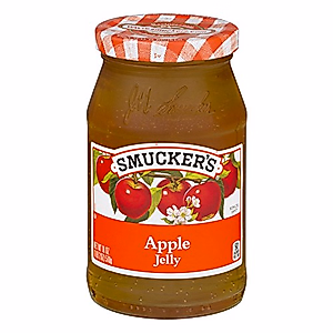 Smucker's, Apple Jelly, 18oz Glass Jar (Pack of 2)