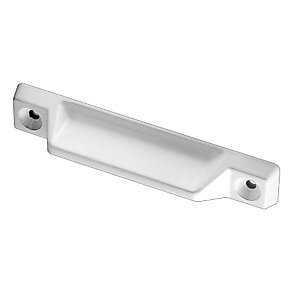 Prime-Line F 2630 Deluxe Sash Lift, 3-5/16 In., Diecast Construction, White (2 Pack)