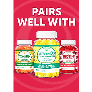 Prenatal Vitamins with Iron & Folic Acid - Proprietary Formula Pregnancy Multivitamin Gummies for Women, 60 Count