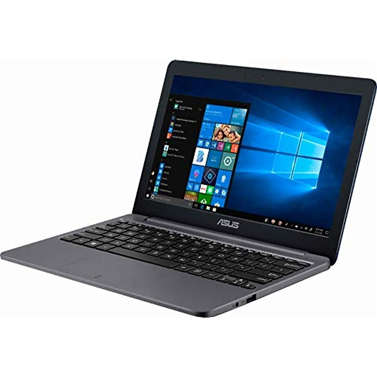 2019 Asus Vivobook 11.6" Thin and Lightweight Laptop Computer, Intel Celeron N4000 up to 2.6GHz, 2GB DDR4 RAM, 32GB eMMC, 802.11AC WiFi, Bluetooth 4.1, USB-C 3.1, HDMI, Star Gray, Windows 10 in S Mode