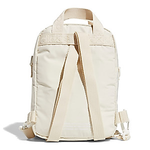 adidas Originals Micro Backpack Small Mini Travel Bag, Wonder White/White, One Size