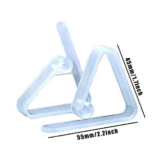 GERILKAI 32 Pcs Tablecloth Clips - Clear Plastic Table Cloth Hold Clips -Outdoor Tablecloth Clips for Home Wedding Party Indoor Outdoor Events