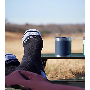 Dickies Men's Dri-Tech Moisture Control Max Full Cushion Crew Socks, Available in M-XL (6, 12, Black (6 Pairs), X-Large