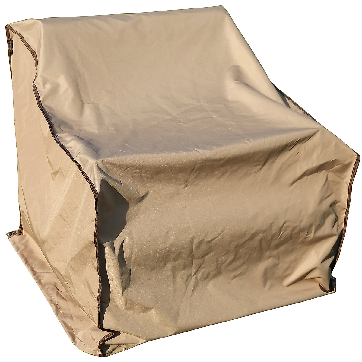 SORARA Patio Sofa Cover - Single Seater Outdoor Sofa Cover, Waterproof Lounge Porch Lawn Patio Furniture Covers, 34" W x 34" L x 36" H, Khaki