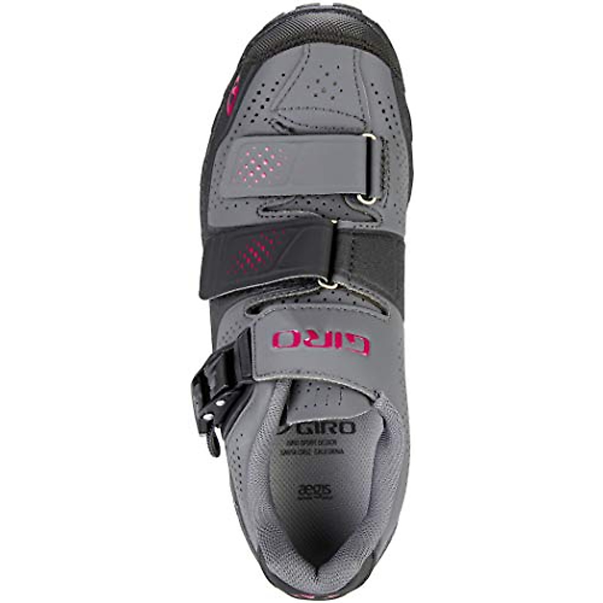 Giro Terradura Womens Mountain Cycling Shoe − 37, Dark Shadow/Berry (2019)