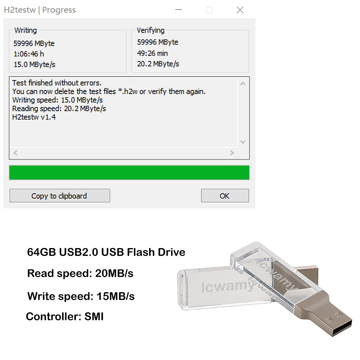 lcwamy USB 64GB USB Stick 64GB USB Drive 64GB Flash Drives USB Flash Drives 64GB USB Flash USB Drives 64GB LED External Hard Drive Memory Stick Wedding Flash Drive with Gift Box USB307