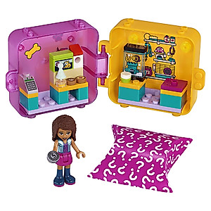 LEGO Friends Andrea’s Shopping Play Cube 41405 Building Kit, Includes a Mini-Doll and Toy Pet, Promotes Creative Play, New 2020 (40 Pieces)