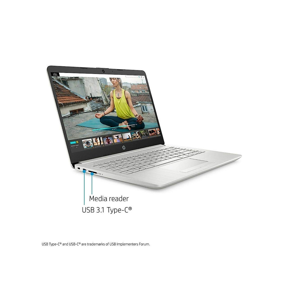 HP Laptop 14-inch , Ryzen 3 3200U Up to 3.5 GHz, AMD Radeon Vega 3 Graphics, 4GB SDRAM,128GB SSD, WiFi, Webcam, Bluetooth, Win10 S (Renewed)