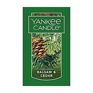 Yankee Candle Large 2-Wick Tumbler Candle, MidSummer's Night & Large Jar Candle Balsam & Cedar