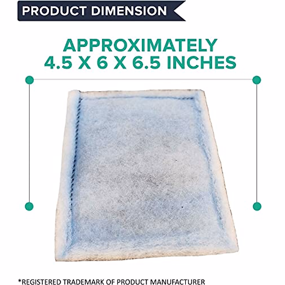 Think Crucial 6 Odor-Reducing Filter Cartridges - Compatible with Aqua-Tech EZ-Change 3 and Power Filters - 6 Pack