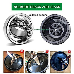 [Updated Version] 7 Fins Blender Blade Compatible with Ninja Blender Blade Replacement for Ninja Auto iQ BL682-30 BL642-30 BL450-30 BL482-30 BL687CO-30 ect. BL450-30 BL642-30 BL482-30 BL682-30 ect.