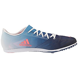adidas Men's Distancestar Track and Field Shoe, Legacy Indigo/Turbo/Blue Rush, 10