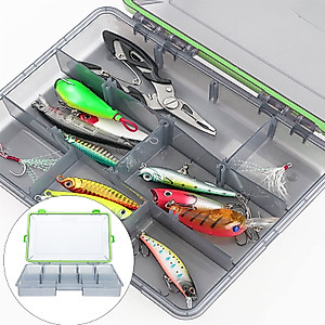 BESPORTBLE 1Pc Box Fishing Gear Storage Box Fishing Trays Tackle Organizer Tackle Bag jewelery organzer Lures Bag Earring Holder Fishing Storage Organizer Portable Plastic Bead Earrings