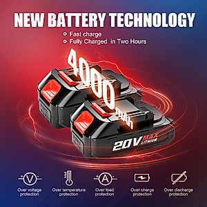 Mini Chainsaw 6-Inch with 2 Battery Mini Electric Chain Saws Cordless Handheld Portable Small Chainsaw for Wood Cutting