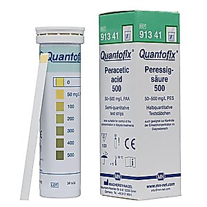 Macherey-Nagel, 91341, Quantofix Peracetic Acid 500, Box of 100 Strips